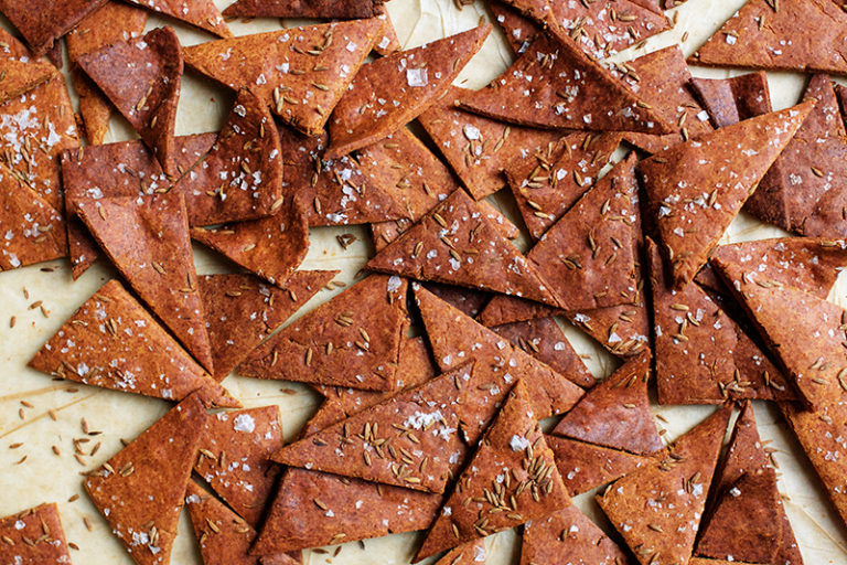 Falafel chips - kind of like tortilla chips, but better. • sweetpea ...